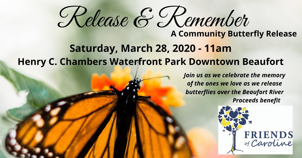 Release & Remember: A Community Butterfly Release - Explore Beaufort SC