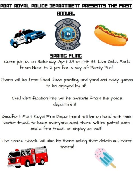 Spring Fling With The Port Royal Police Department - Explore Beaufort SC