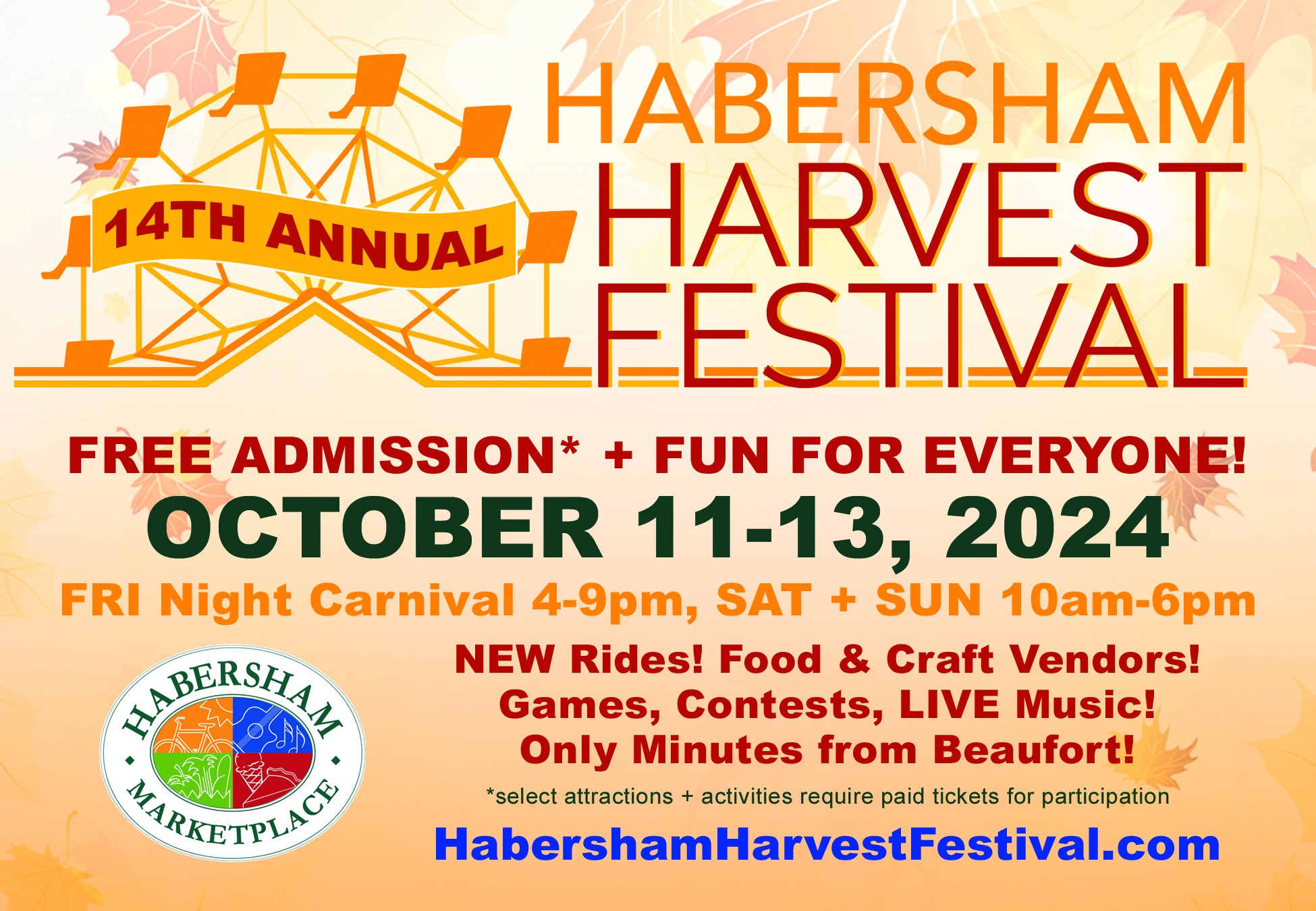 3 days of Harvest Festival fun coming to Beaufort October 11th ...