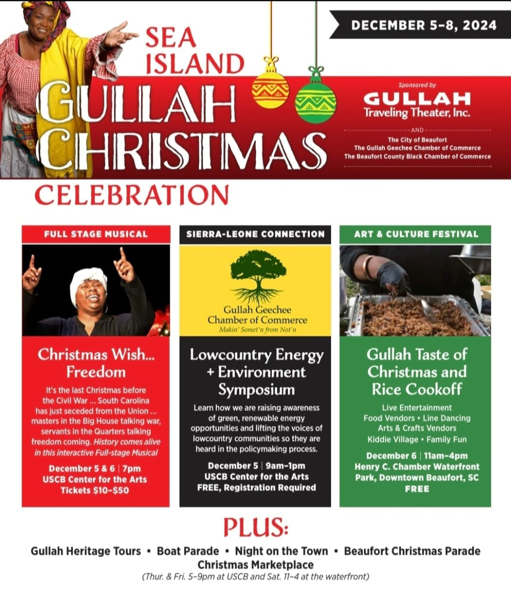 Sea Island Gullah Christmas Celebration coming to downtown Beaufort ...