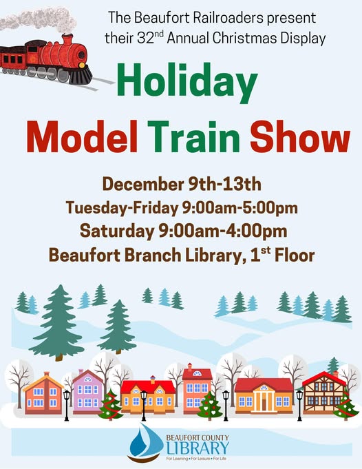 Christmas model train displays coming to Beaufort Library - Explore ...