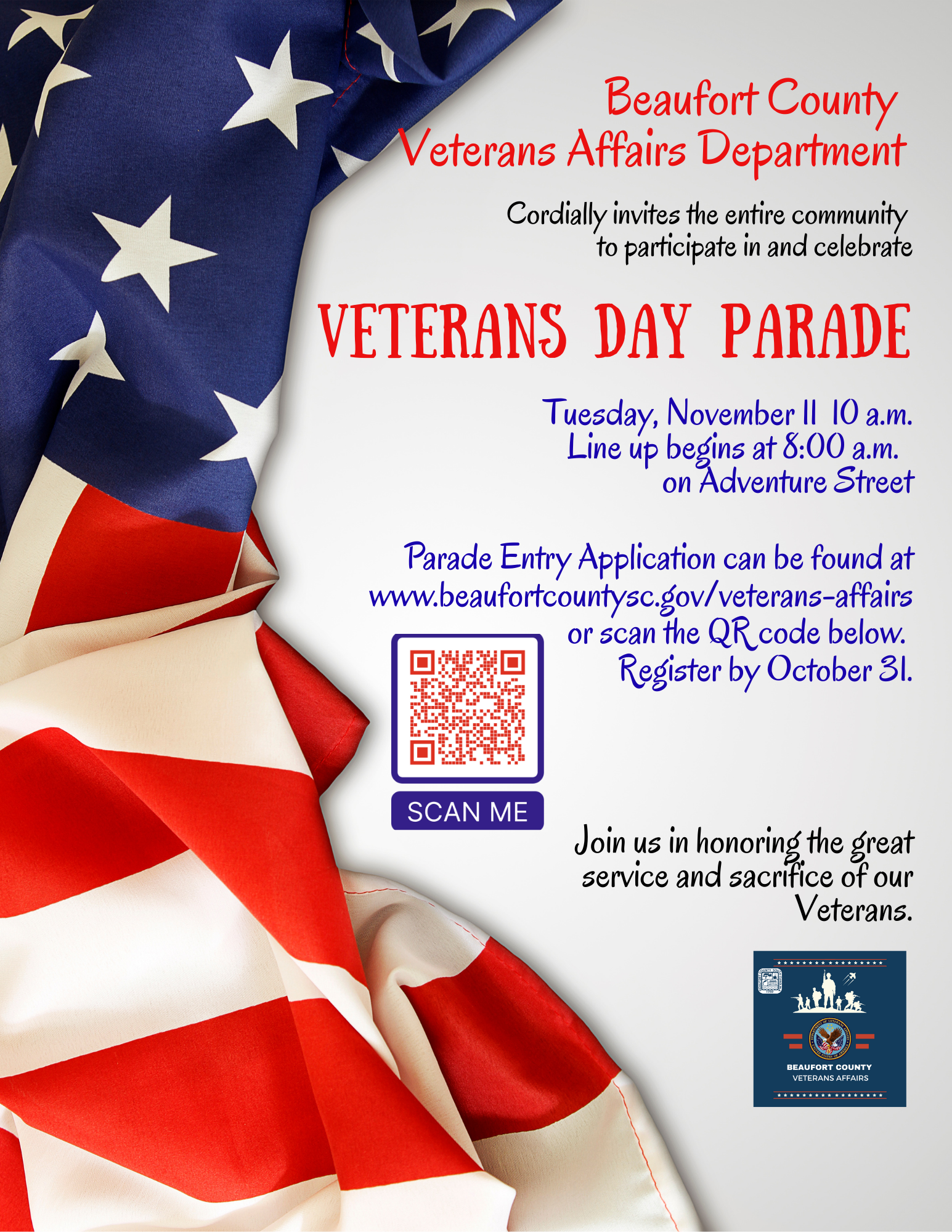 Annual Beaufort Veterans Day Parade - Explore Beaufort SC